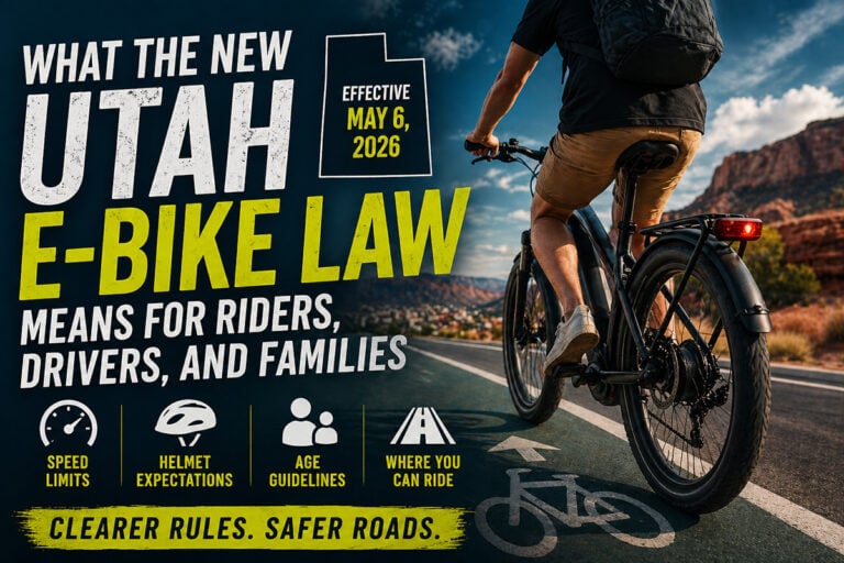 What the new Utah E-bike Law Means For Drivers & Riders - Injury Smart Law
